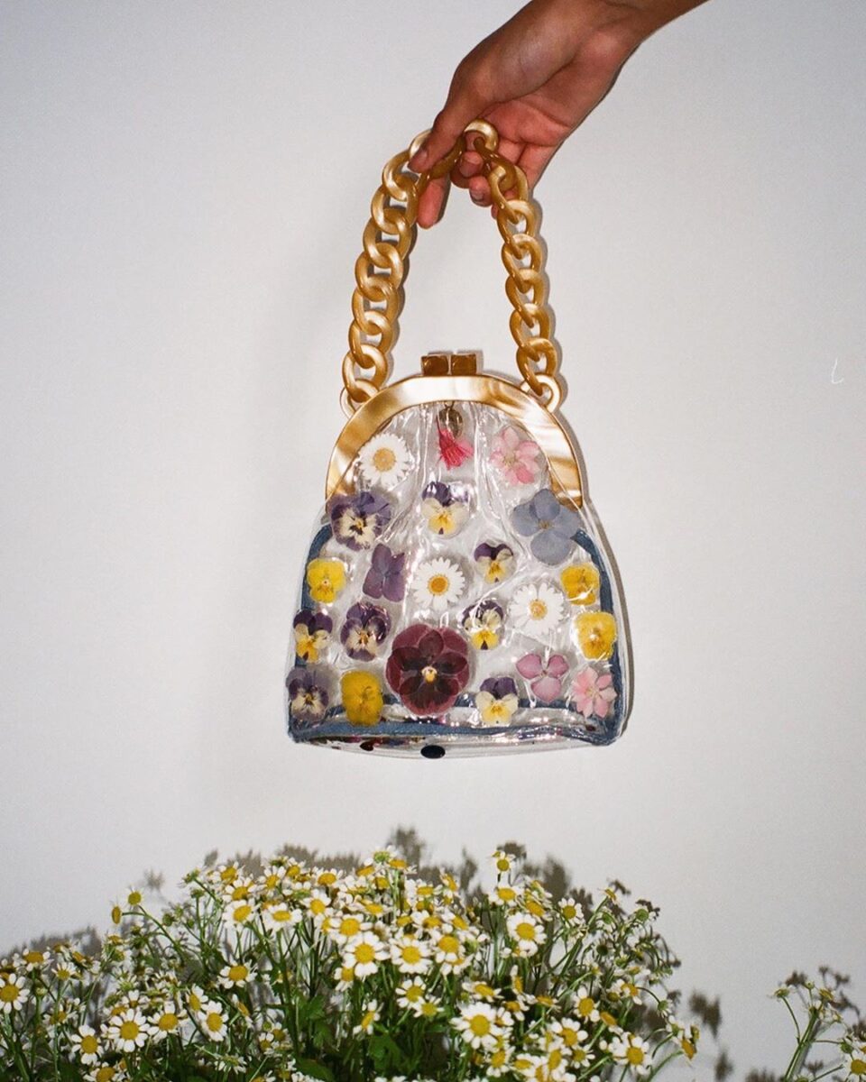 Dauphinette is Utilizing Pressed Flowers in Their Whimsical Fashion Designs